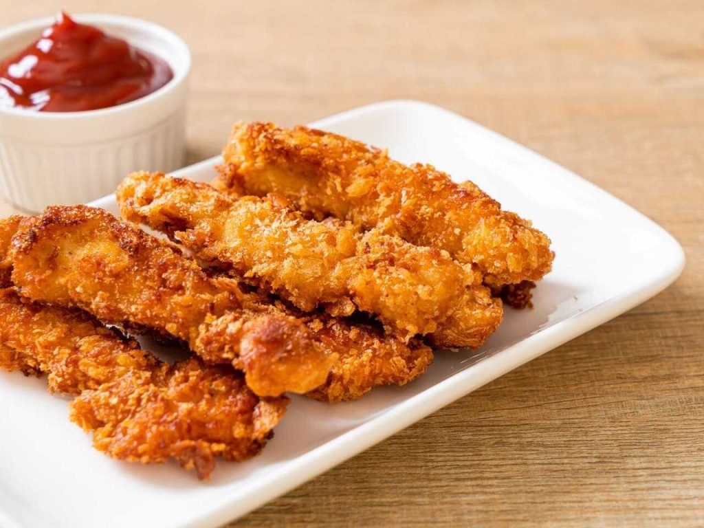Churritos de pollo congelados 1 caja x 1,8 kg