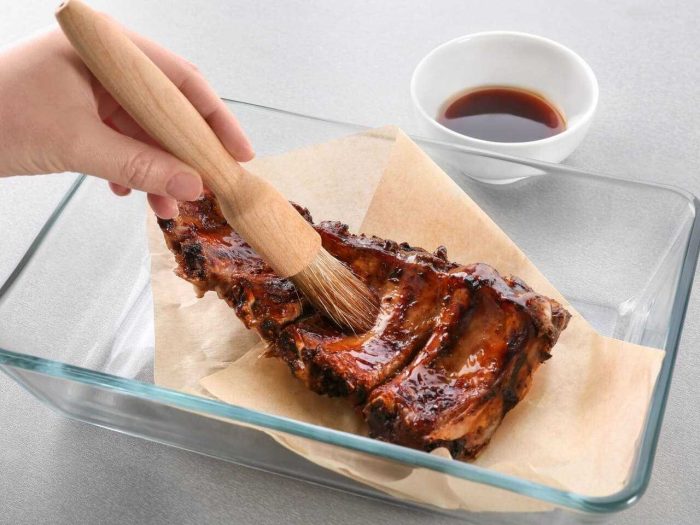 Puntas de costillas a la parrilla