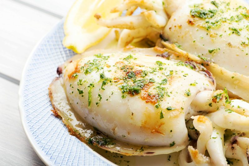Receta de Sepia a la plancha con limón