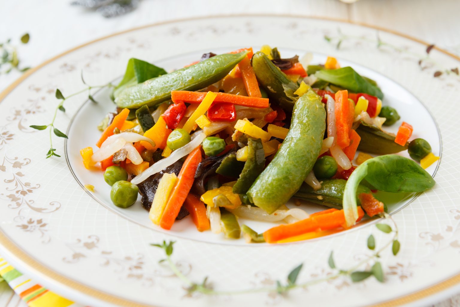 Mezcla china de verduras | Una guarnición práctica para tus platos